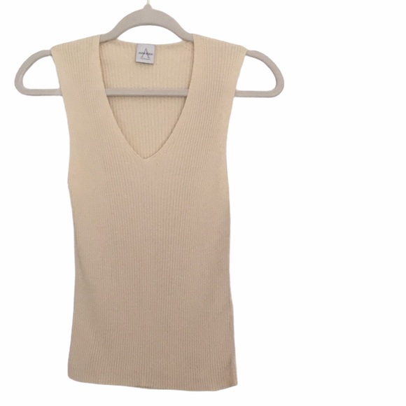Anne Klein | Tops | Vintage Ann Klein Cream Shell | Poshmark